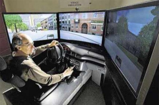 “virage Simulation Gains Speed” Virage Simulation Driving Simulator
