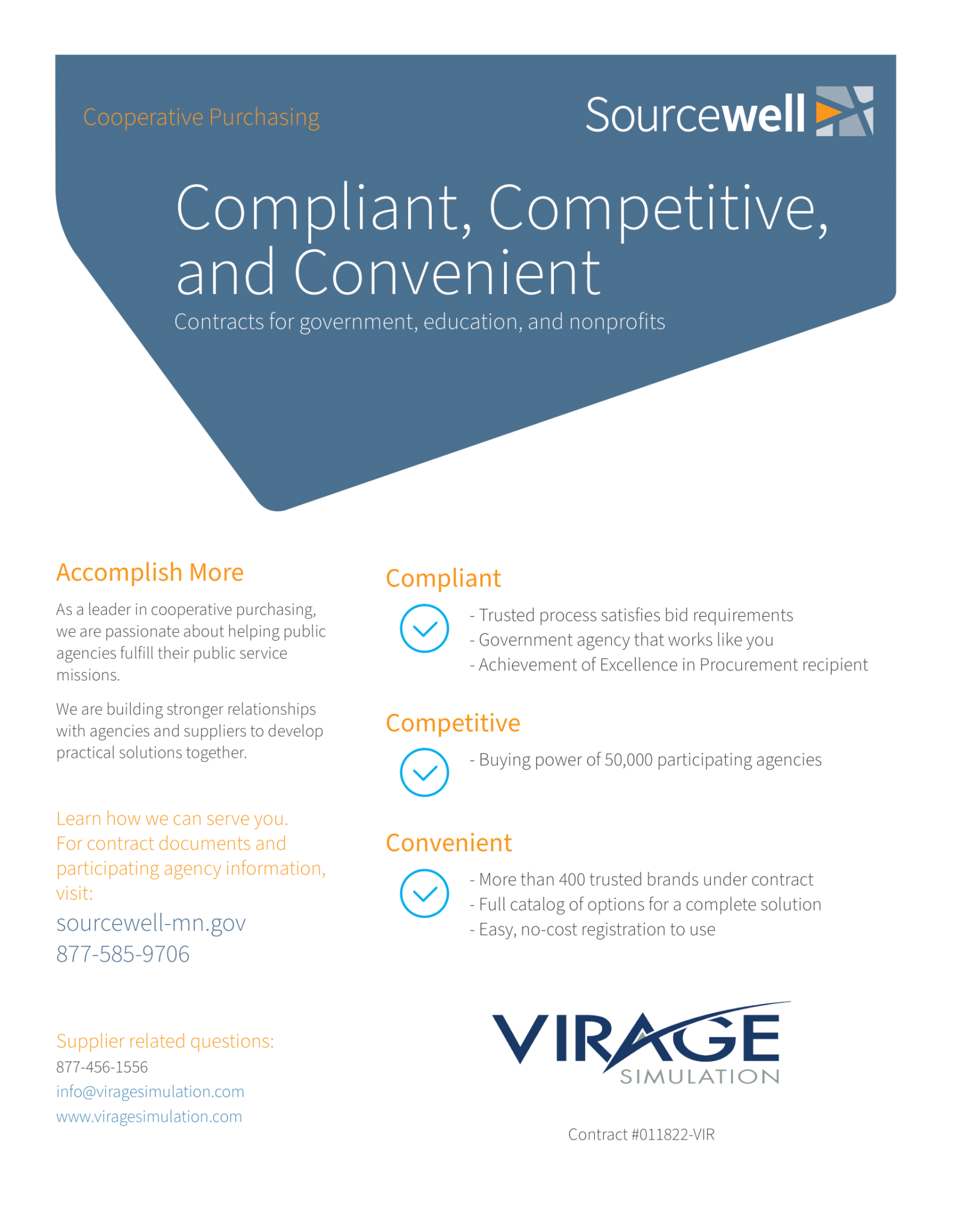 Sourcewell cooperative purchasing group - Virage Simulation Driving ...